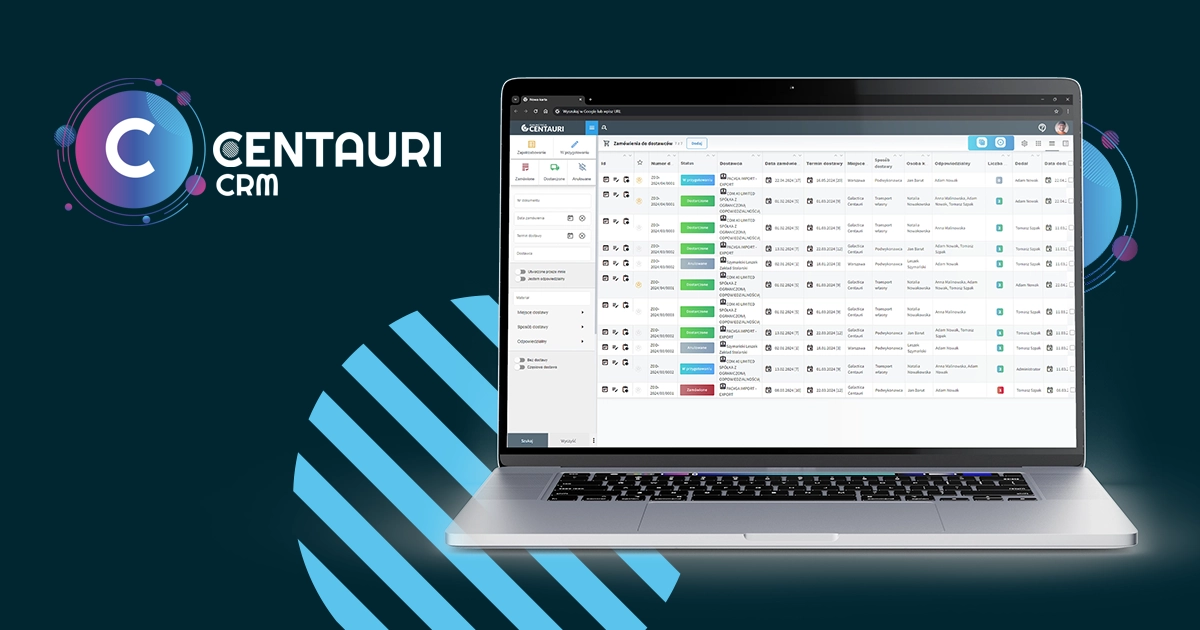 Najlepszy System CRM – Centauri